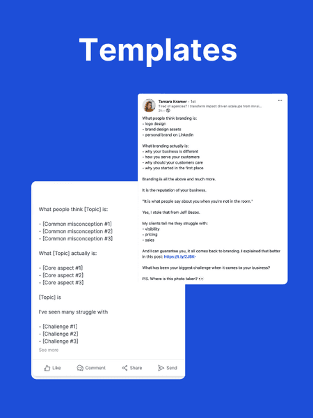 Create posts using 👇